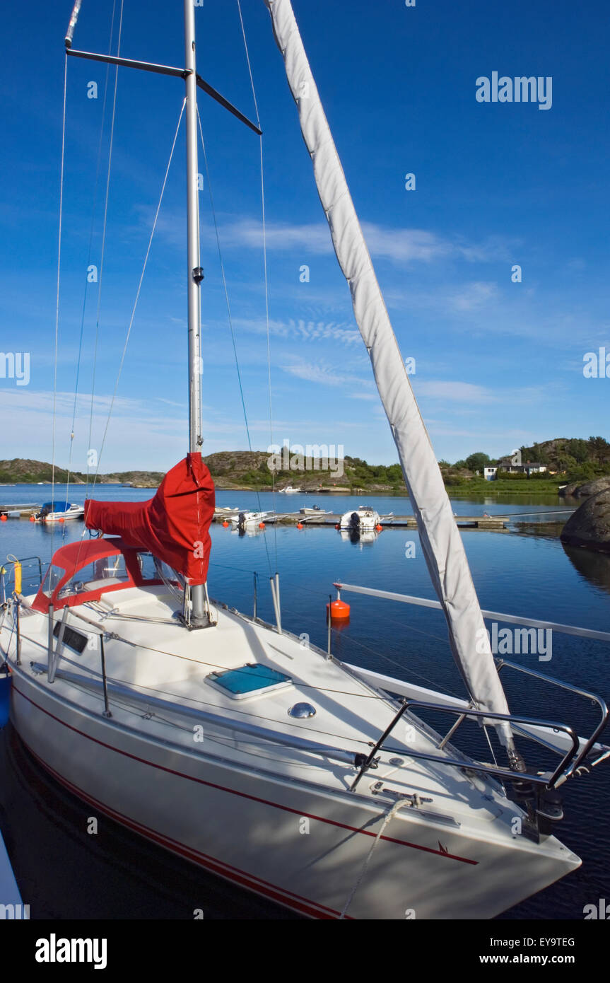 Small Marina On Flaton Island Stock Photo - Alamy