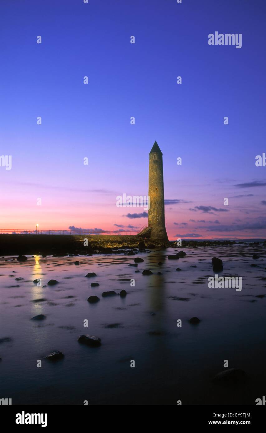 Round Tower, Larne, Co Antrim, Ireland Stock Photo - Alamy