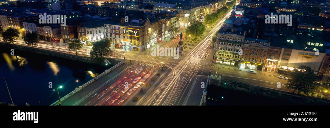 O'connell Street & Bridge, Dublin, Ireland Stock Photo - Alamy