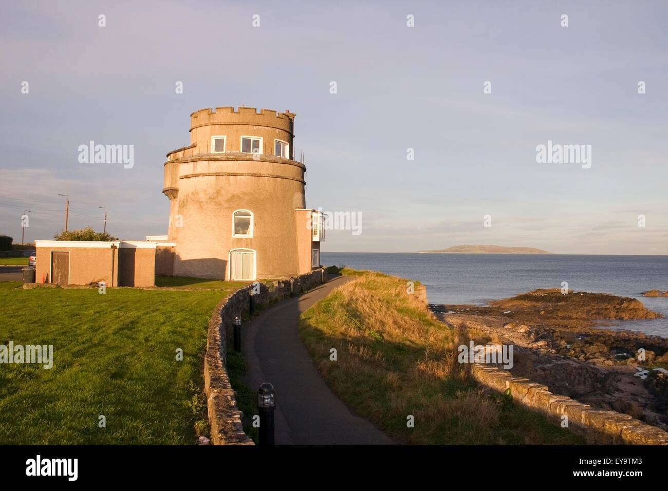 Martello Tower, Ireland; Tower Near The Water Stock Photo - Alamy