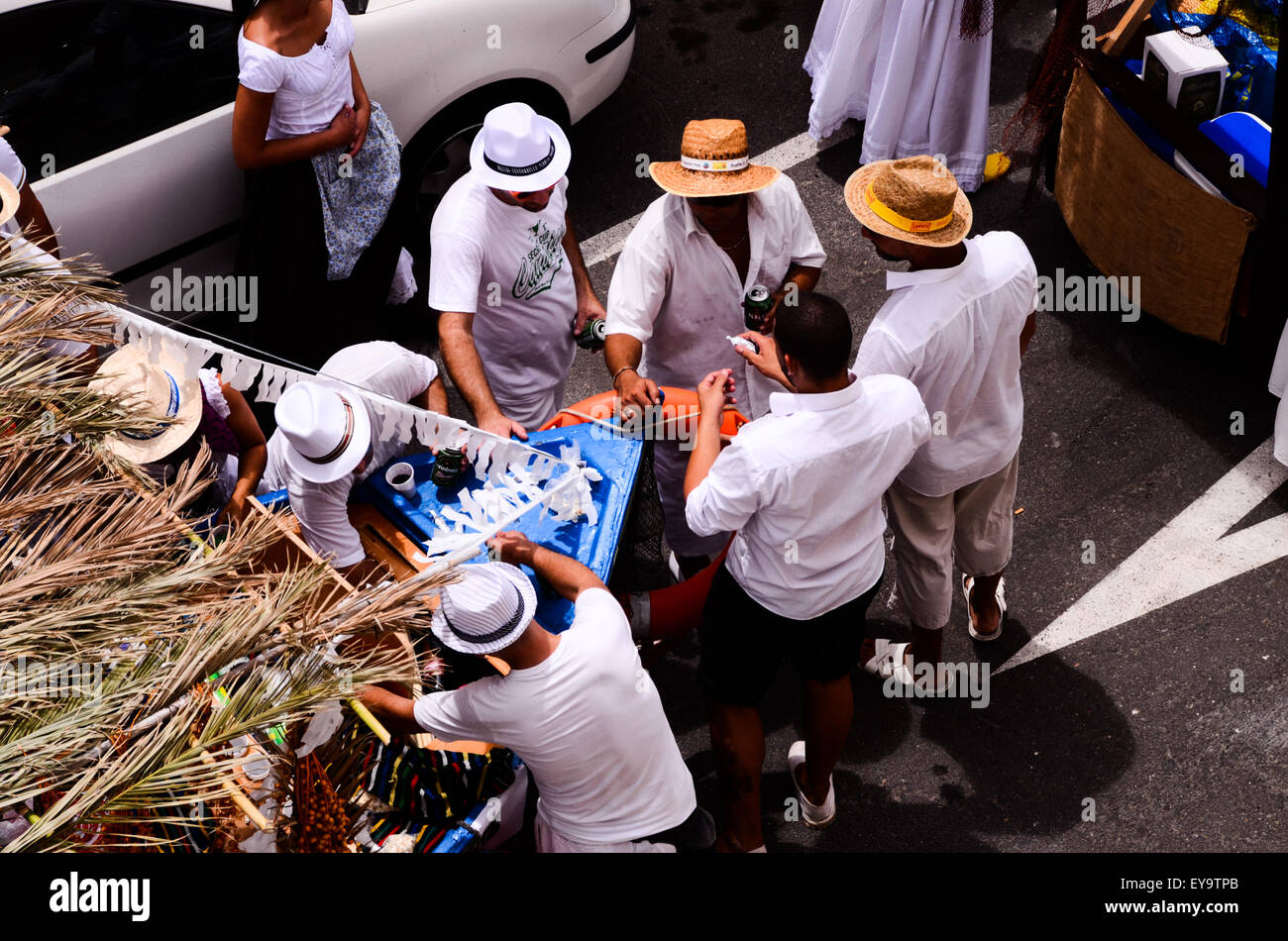 Typical Romeria Fiesta Party Stock Photo - Alamy