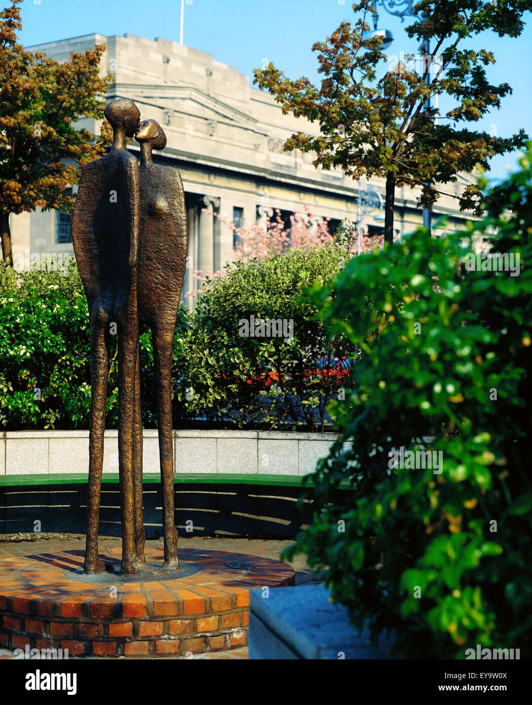 Dublin Statues, Earlsfort Terrace Stock Photo - Alamy