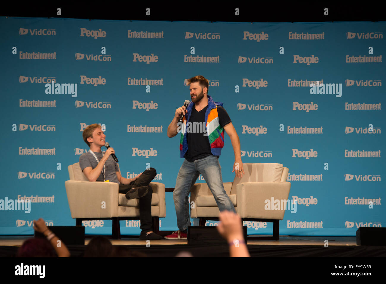 Anaheim, California, USA. 24th July, 2015. People Magazine's Joe Bereta ...