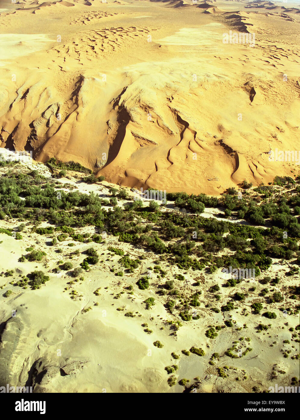 Aerial View Of Namibian Desert Stock Photo - Alamy