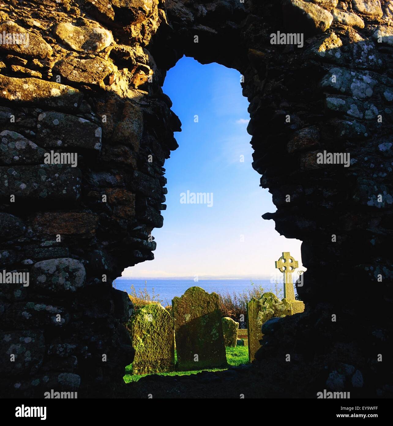 Ruined church window hi-res stock photography and images - Alamy