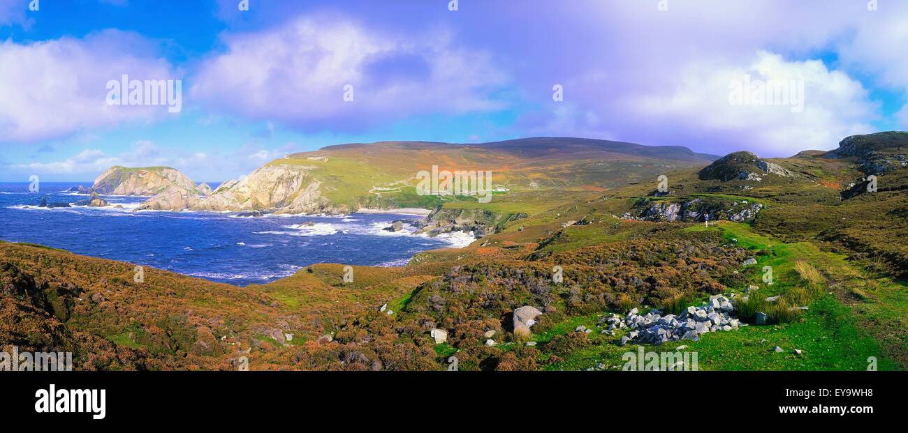 Co Donegal, Ireland; Atlantic Coastline Stock Photo - Alamy