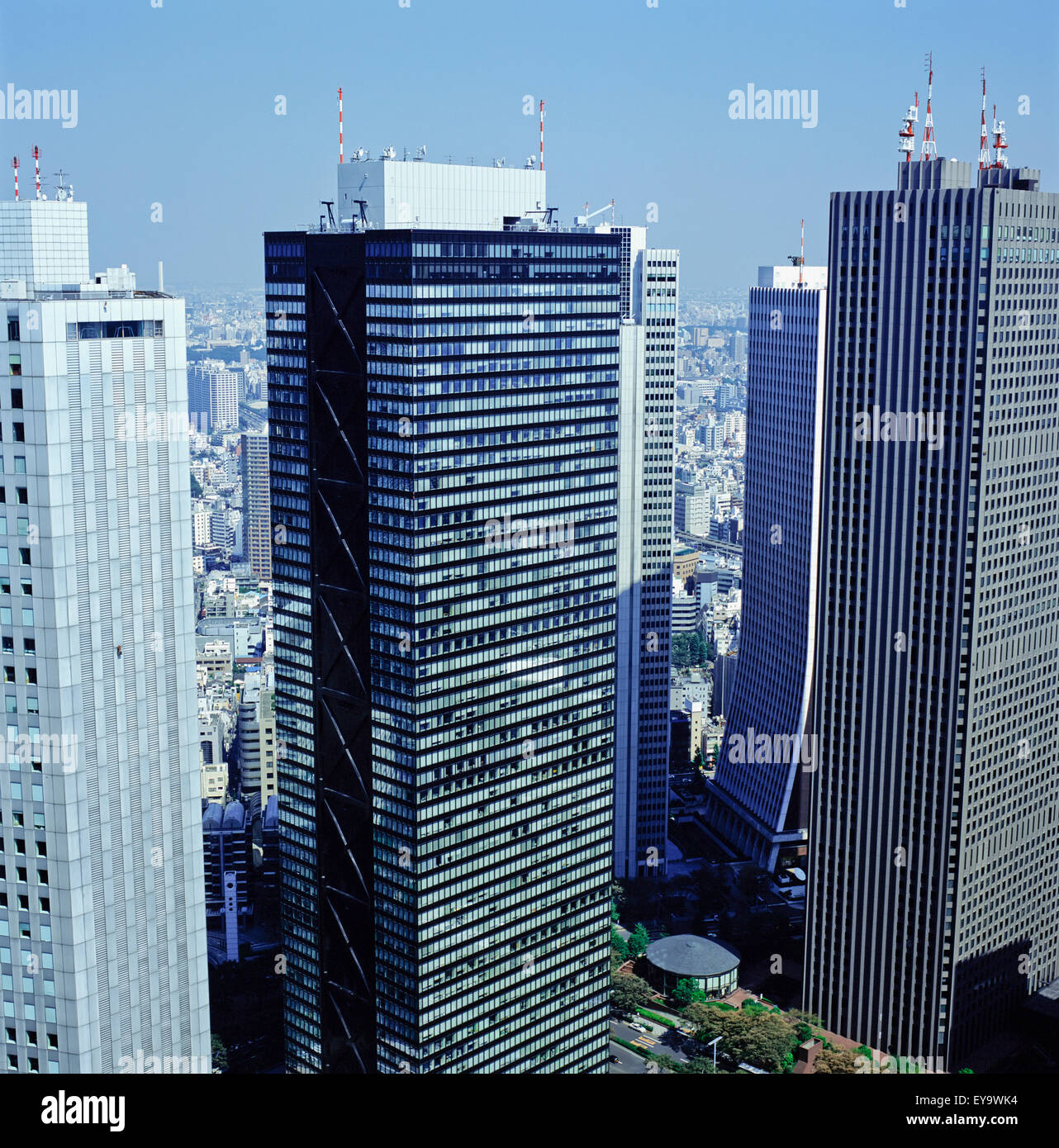 Shinjuku Skyscrapers From Tokyo Metropolitan Government Buildings Stock ...