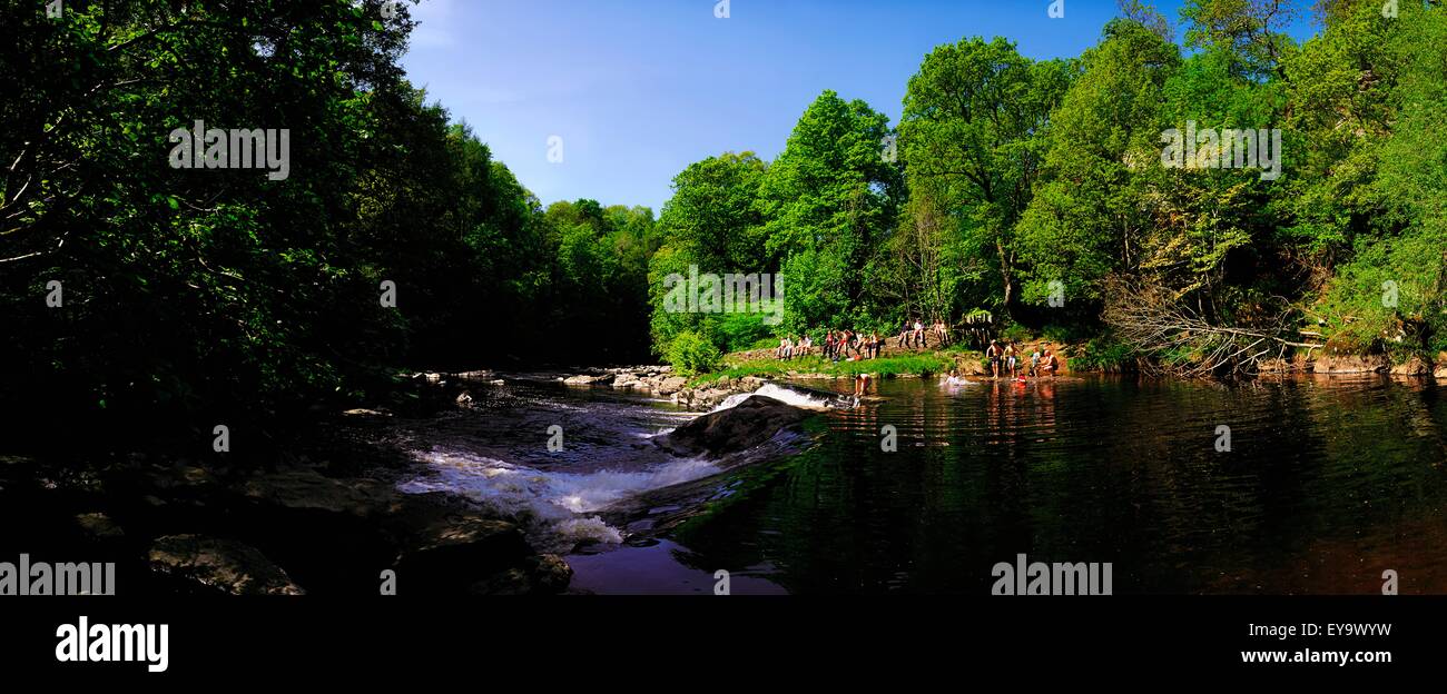 River Roe, Roe Valley, Limavady, Co Derry, Ireland; River Through A ...