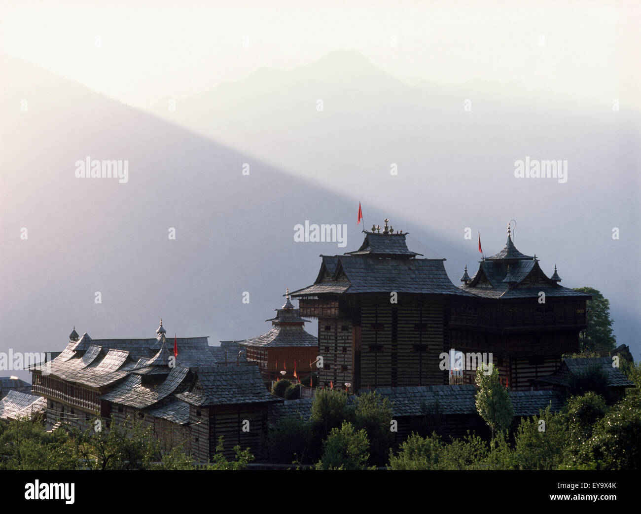 Sarahan Temple At Dusk Stock Photo - Alamy