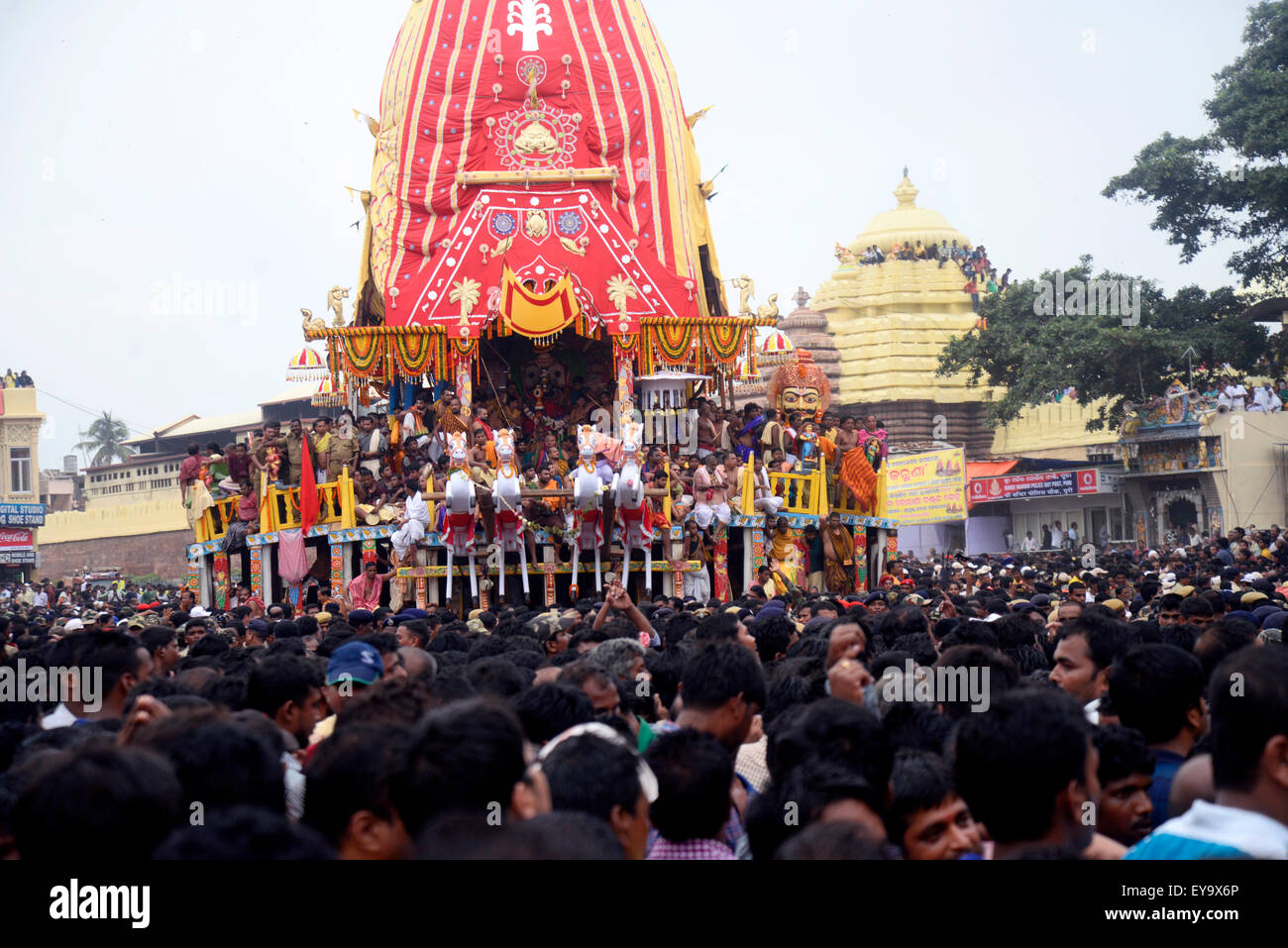Rath yatra chariot festival puri hi-res stock photography and images ...