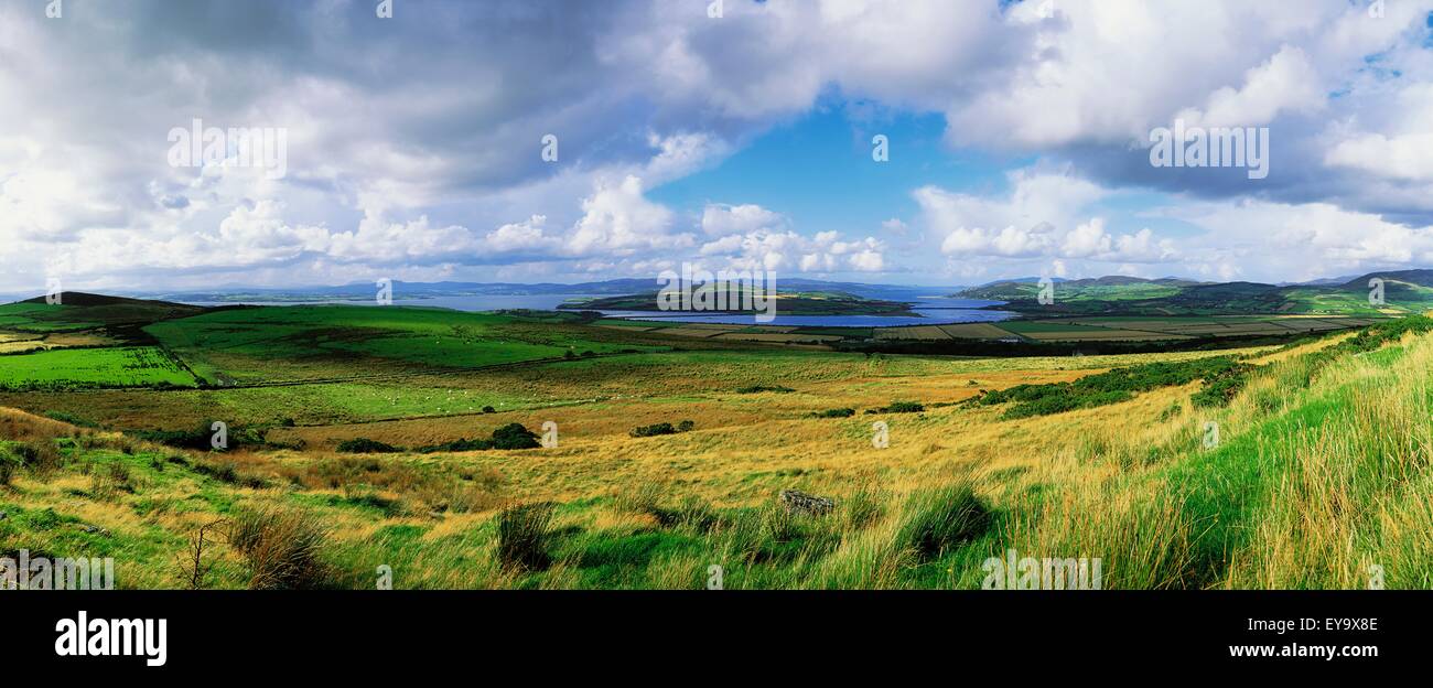 Lough Swilly, Inch Island, Co Donegal, Ireland; Irish Landscape With ...