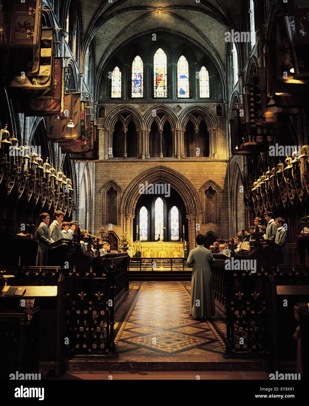 St. Patrick's Cathedral, Dublin, Co Dublin, Ireland; Altar 12Th Century ...