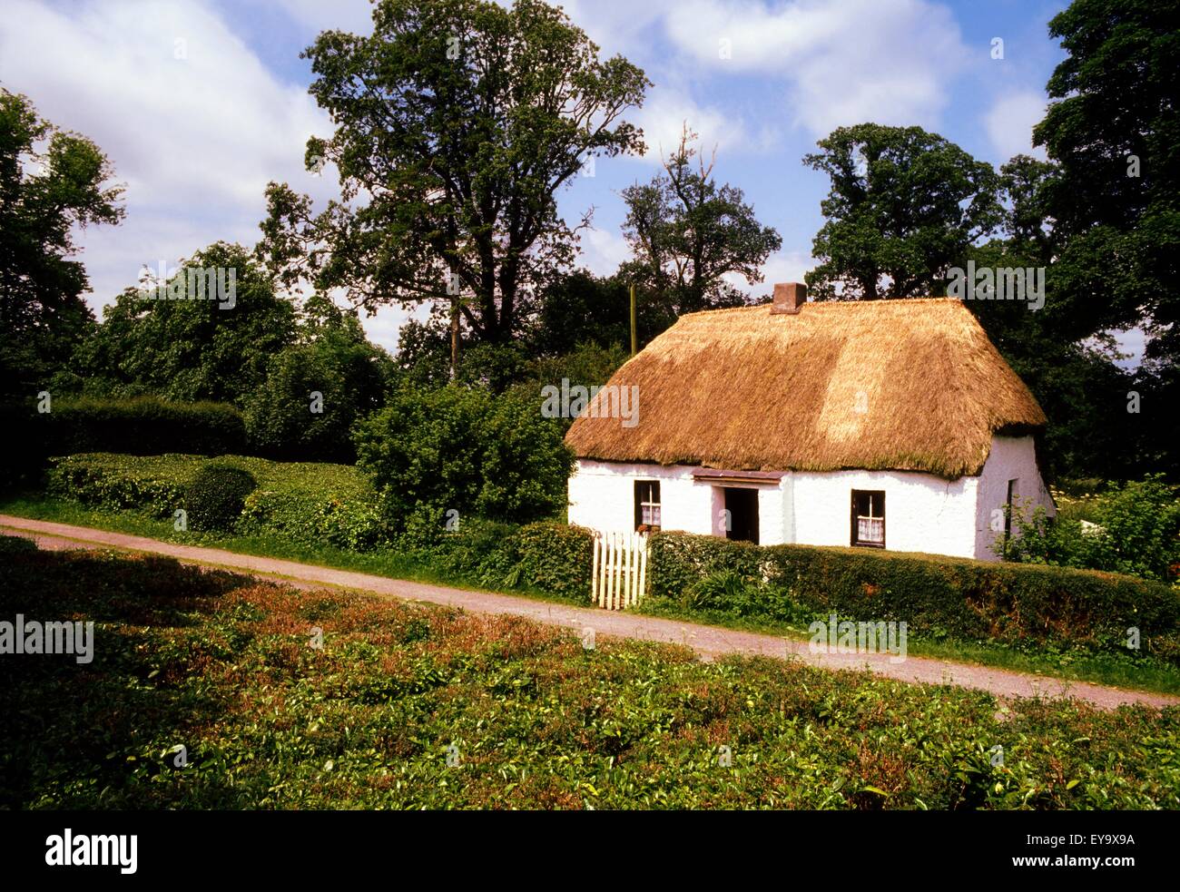 Co Meath, Ireland; Cottage Near Summerhill Stock Photo - Alamy