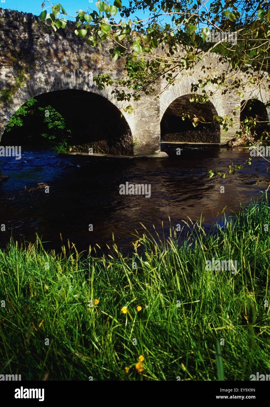 Ireland; Bridge Over Water Stock Photo - Alamy