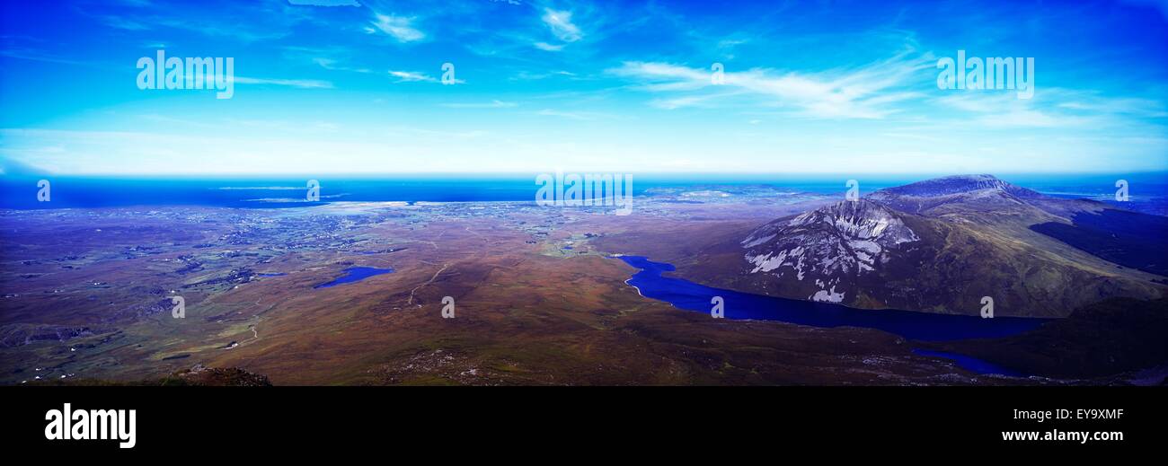 Magheraroarty Strand, Tory Island, County Donegal, Ireland; Aerial ...