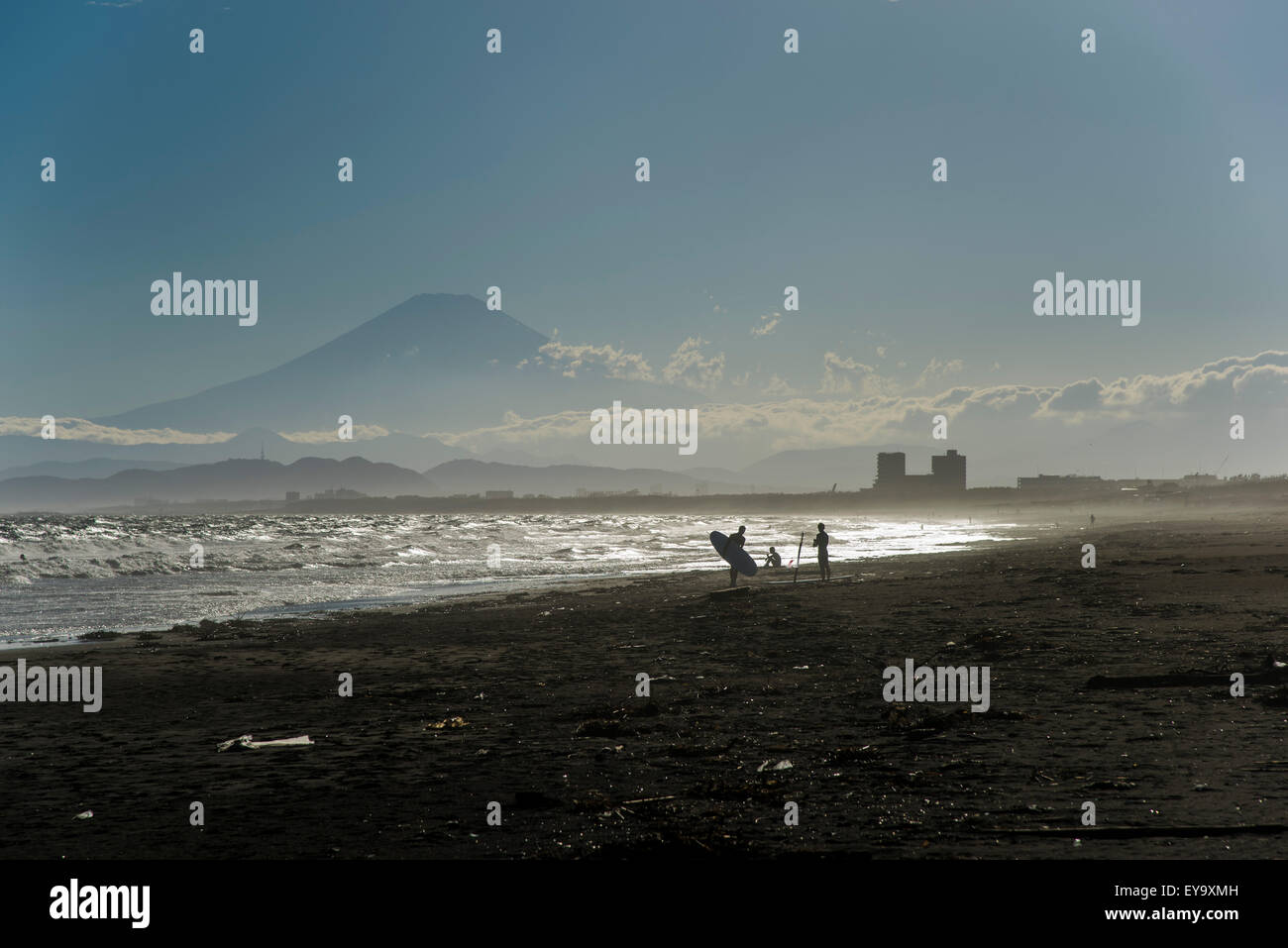 Mt.Fuji from Kugenuma Beach, Fujisawa city,Kanagawa Prefecture, Japan ...