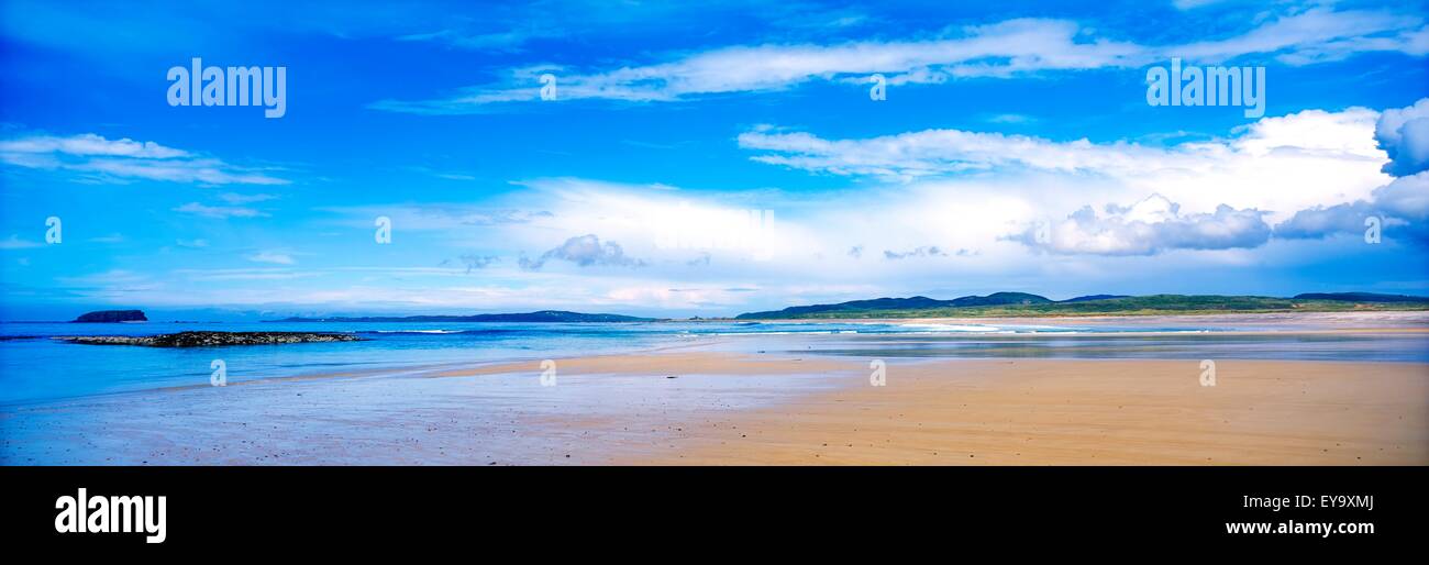 Pollan Strand, Inishowen, County Donegal, Ireland; Beach And Seascape ...