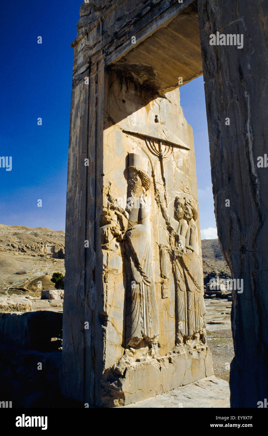 Bas Relief In Archway Stock Photo - Alamy