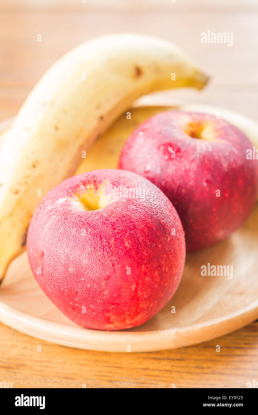 Fresh red gala apples and banana hi-res stock photography and images ...