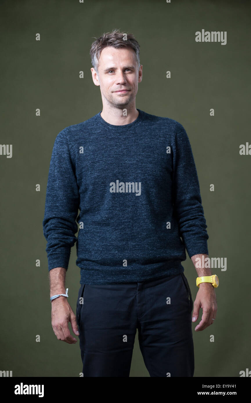 Broadcaster Richard Bacon appearing at the Edinburgh International Book ...