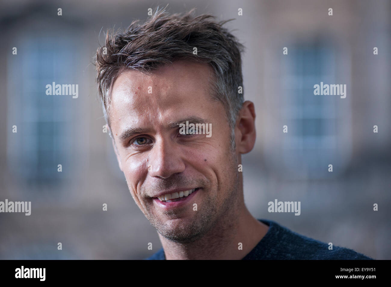 Broadcaster Richard Bacon appearing at the Edinburgh International Book ...