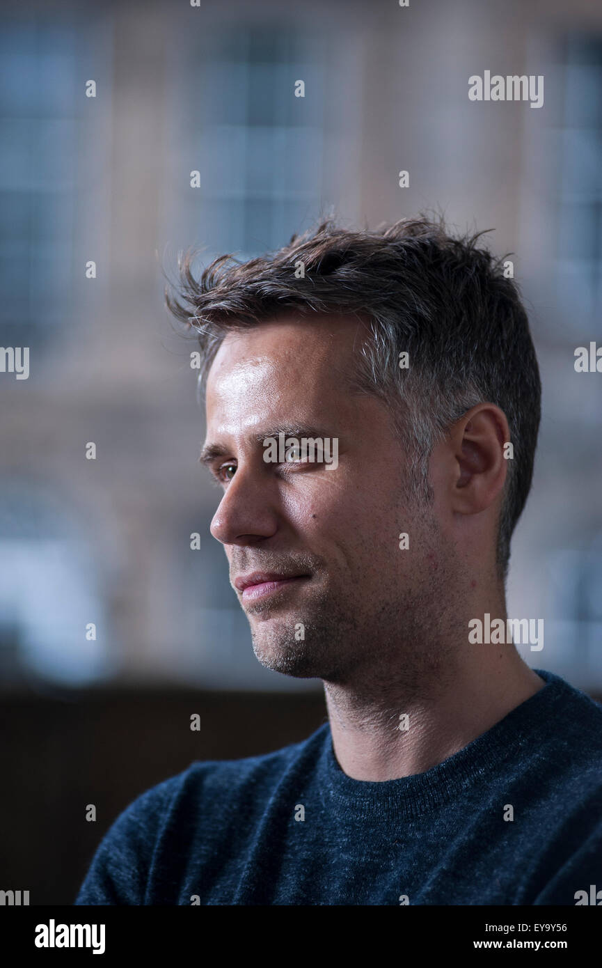 Broadcaster Richard Bacon appearing at the Edinburgh International Book ...