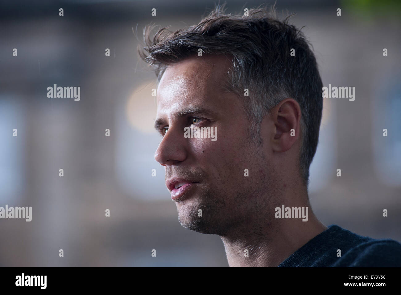 Broadcaster Richard Bacon appearing at the Edinburgh International Book ...