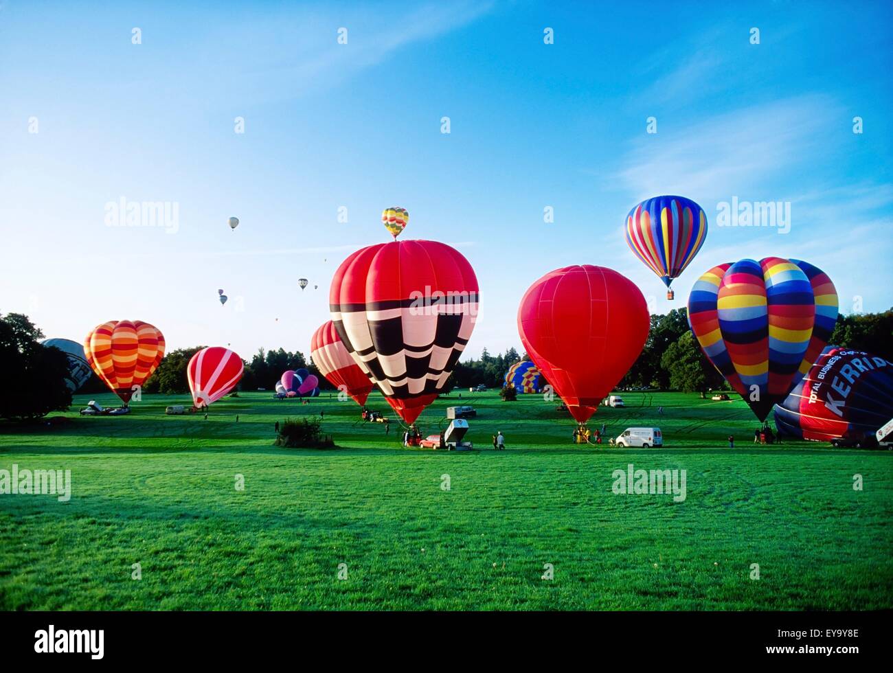Boyle, Co Roscommon, Ireland; Hot Air Ballooning Stock Photo - Alamy