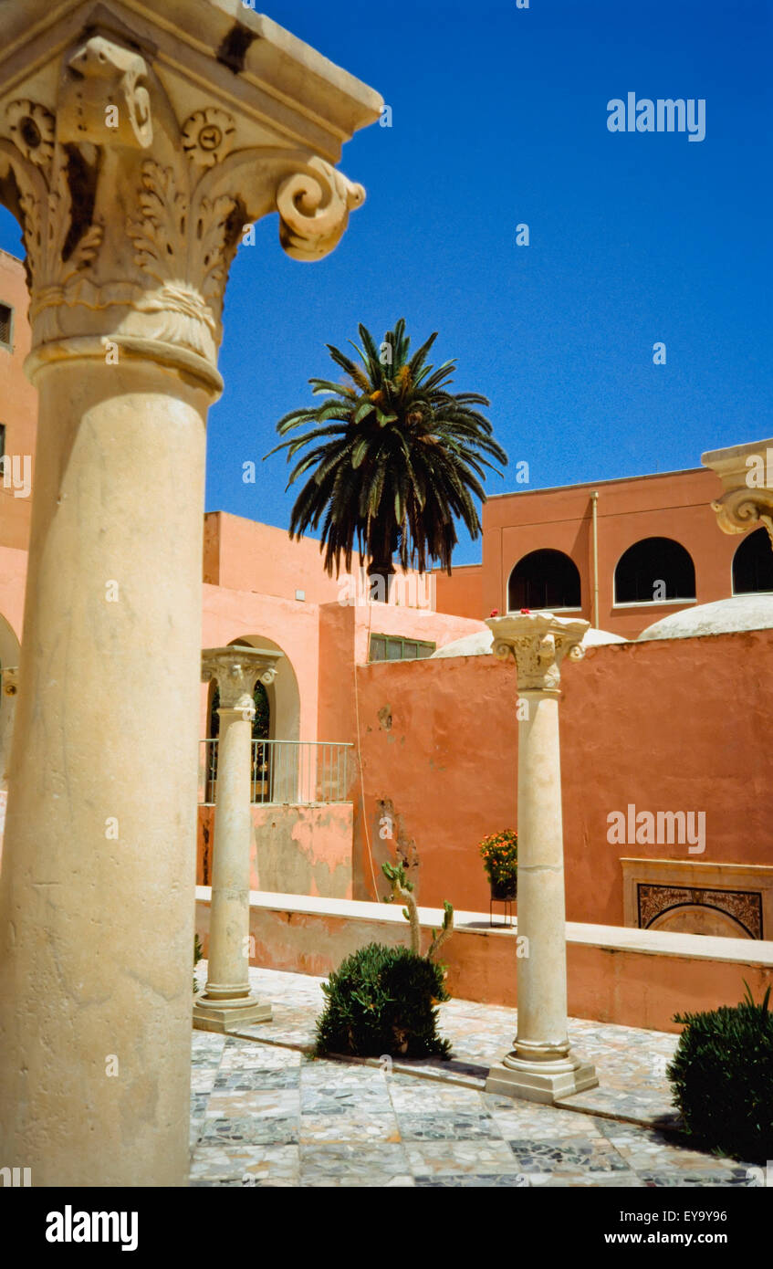 Interior Of Castle, Tripoli Stock Photo - Alamy
