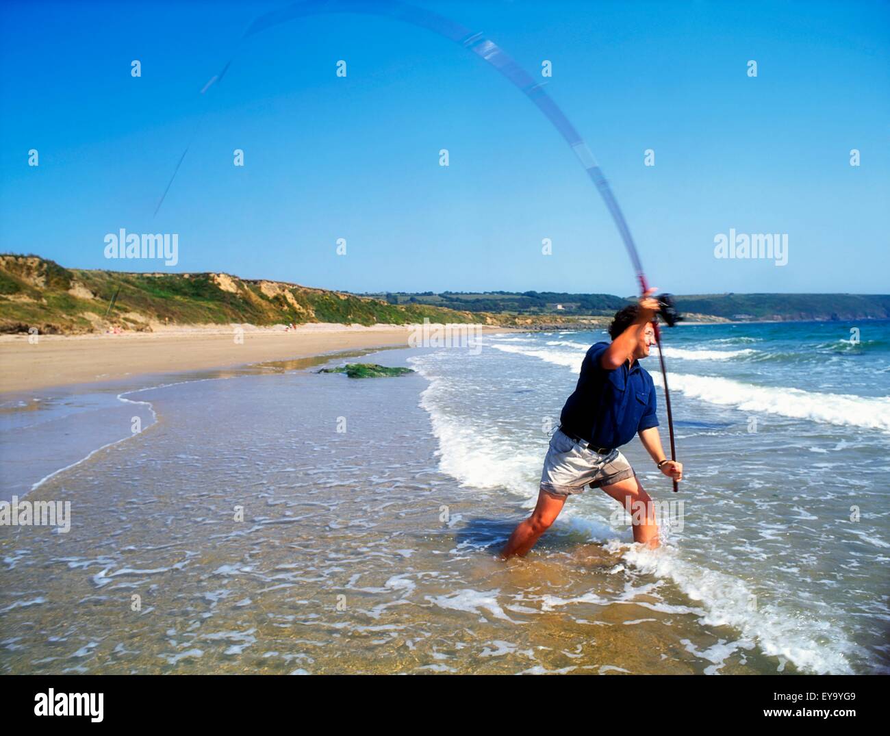 Beachcasting hi-res stock photography and images - Alamy