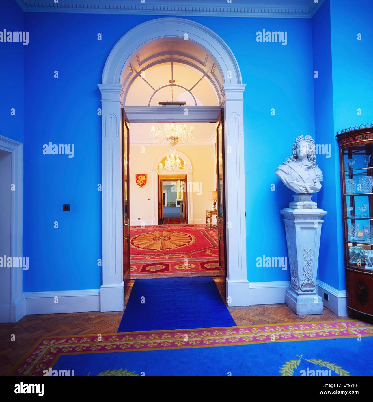 Dublin Castle, Dublin, Co Dublin, Ireland; State Apartments Stock Photo ...