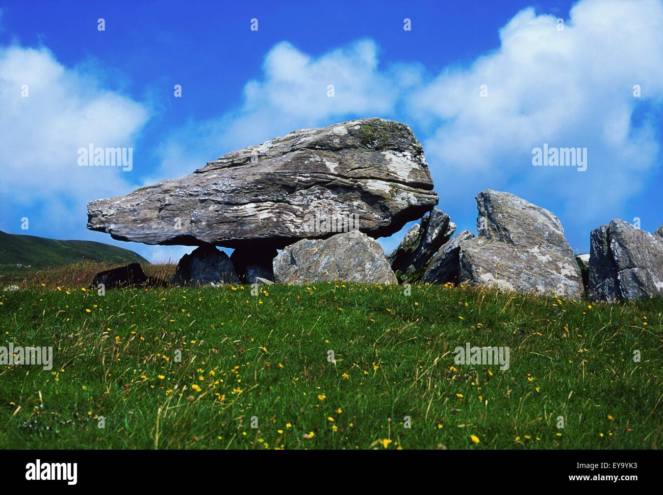 Dolmens, Cleggan Dolmen, Connemara Co Galway Stock Photo - Alamy