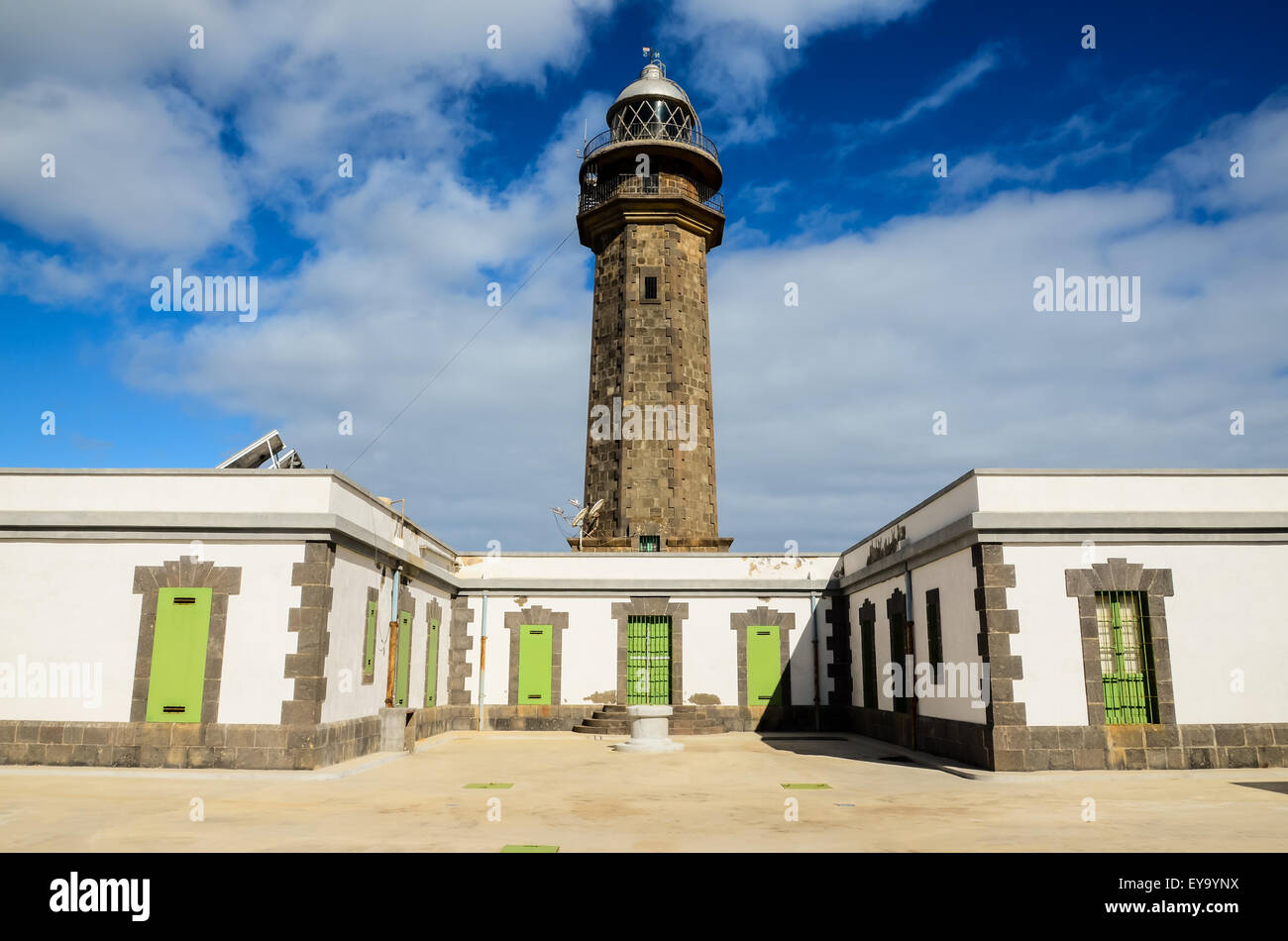 Lighthouse Faro de Orchilla Stock Photo - Alamy