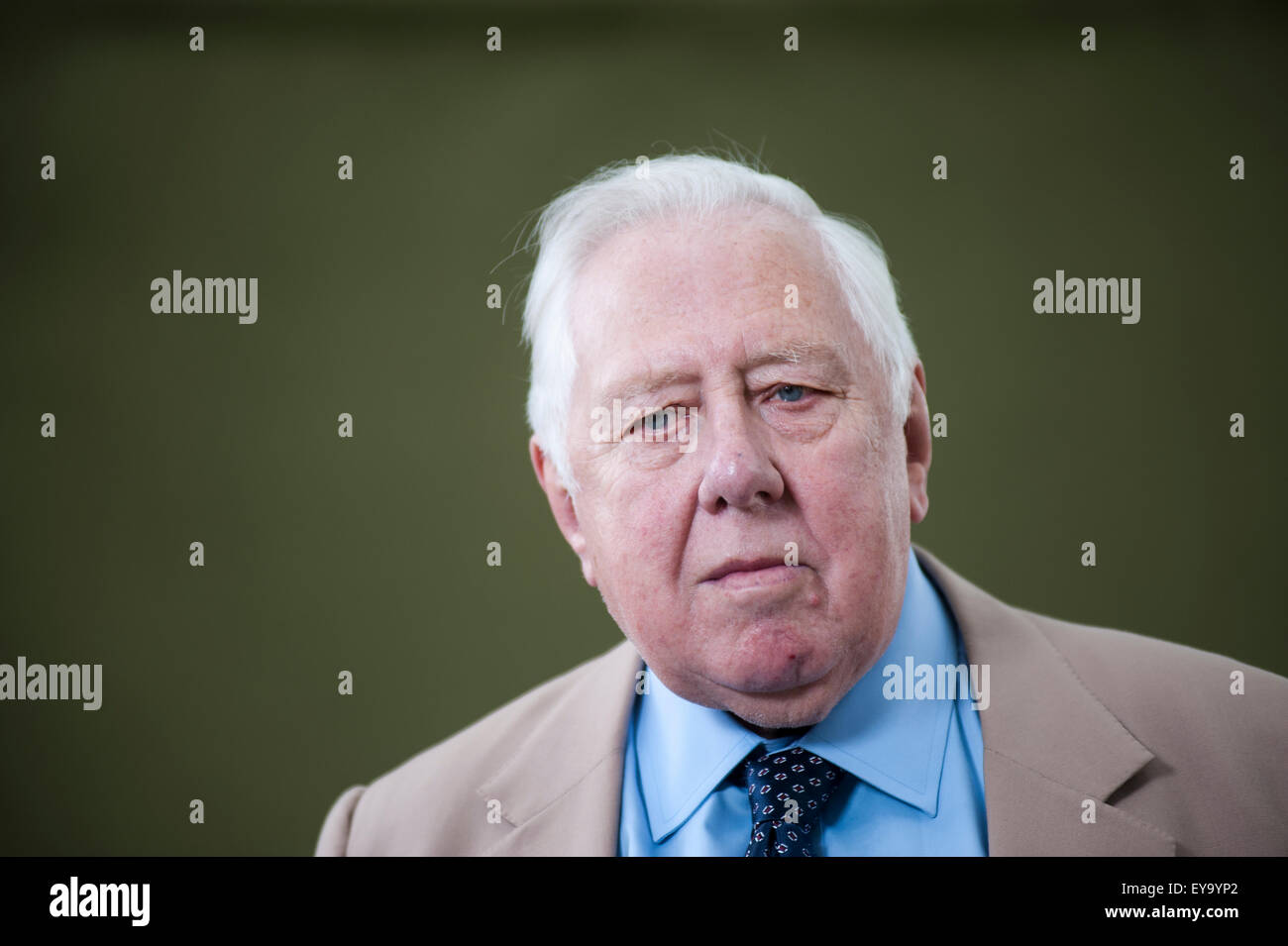 British Labour politician, author and journalist, Roy Hattersley ...
