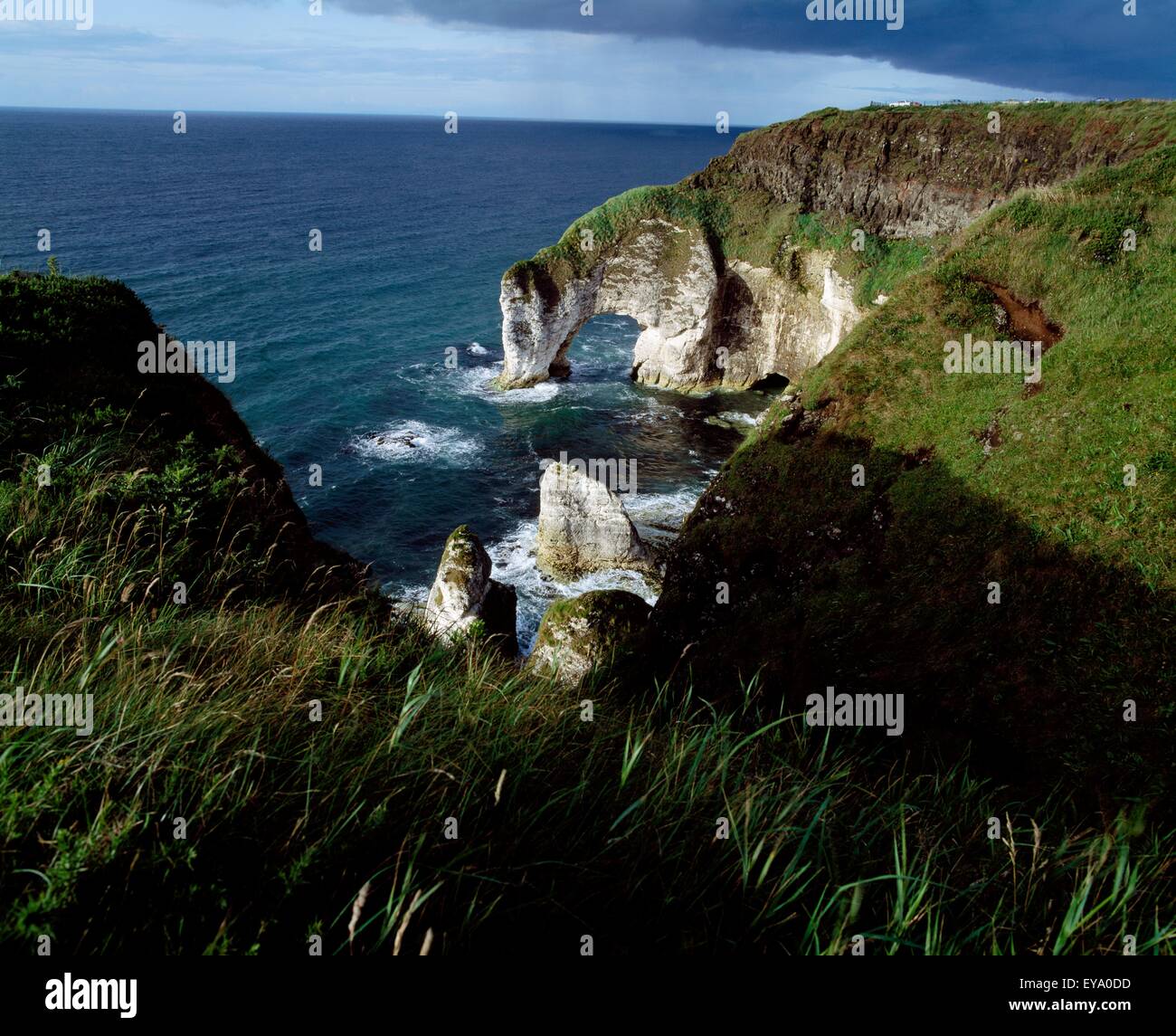 White Arch Rocks, Portrush, Co Antrim, Ireland Stock Photo - Alamy
