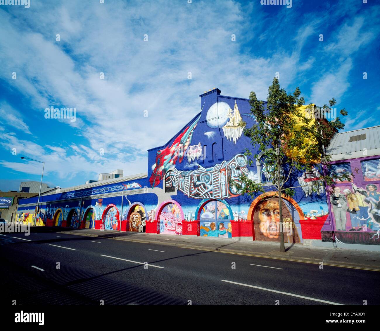 Duncairn, Belfast, Ireland; Irish Mural Stock Photo - Alamy