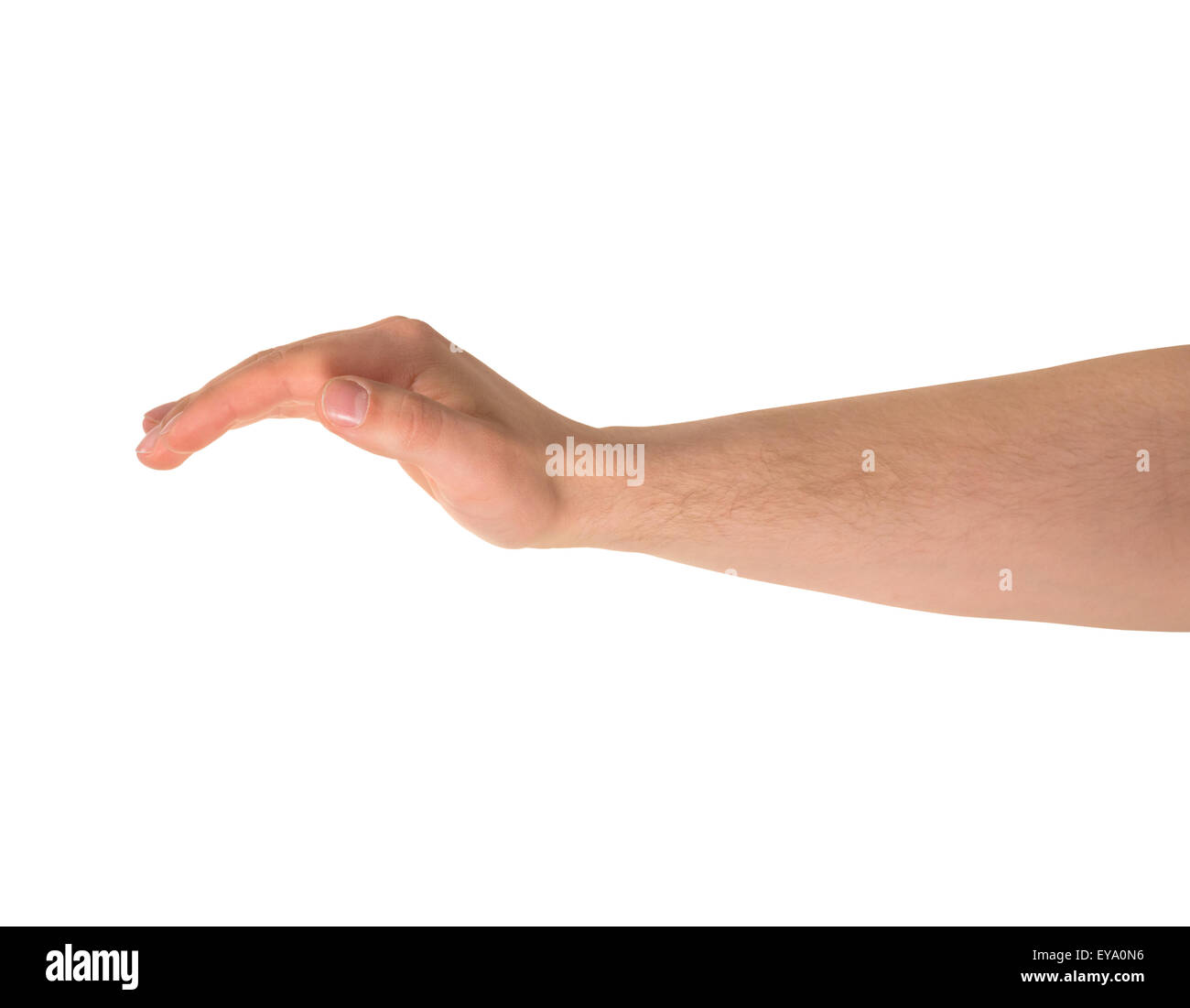 Covering something up with a hand Stock Photo - Alamy
