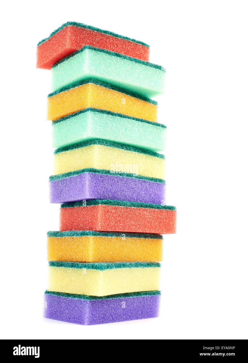 Pile of kitchen sponges Stock Photo - Alamy