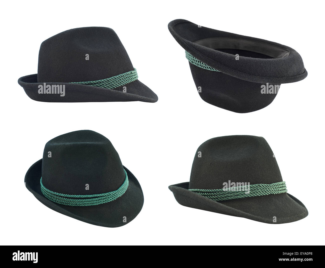 Black fedora isolated hi-res stock photography and images - Alamy