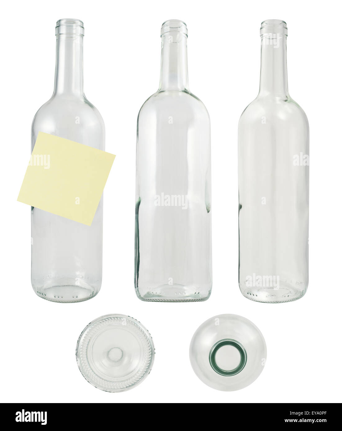 Bottom view white glass Cut Out Stock Images & Pictures - Alamy