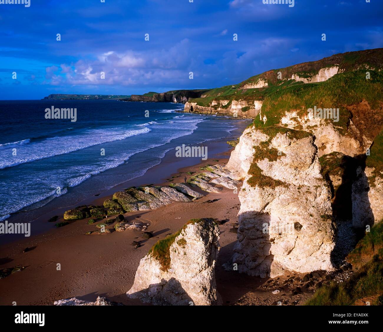 White Rocks, Between Portrush & Dunluce, Co Antrim, Ireland Stock Photo ...