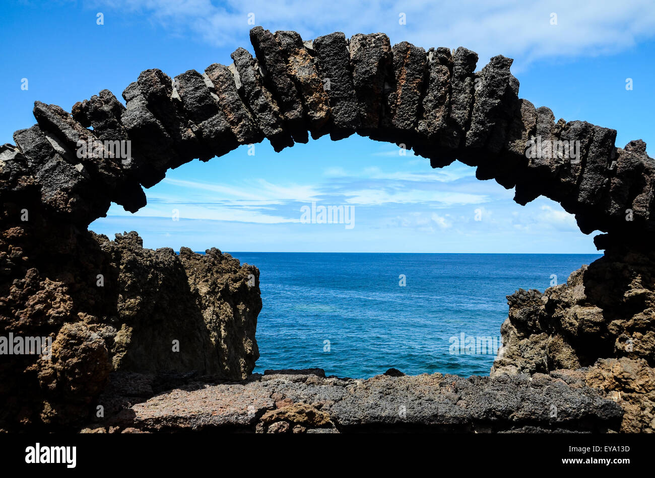 Stone Arch Window Stock Photo - Alamy
