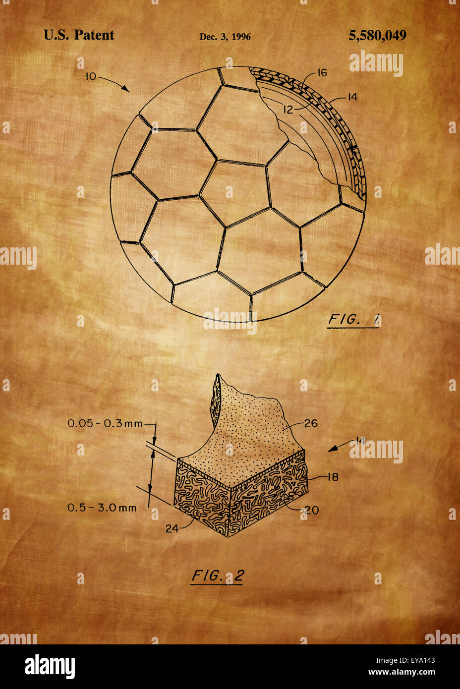 Football patent Photograph - Patent Art - Fine Art Photograph Based On ...