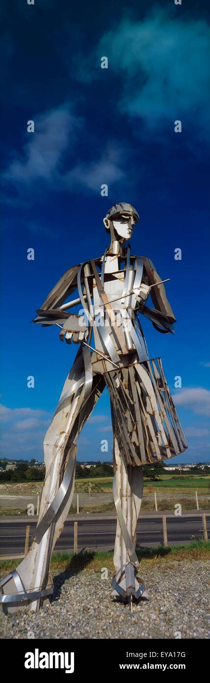 Sculpture - Invitation To The Dance, Strabane, Co Tyrone, Ireland Stock ...