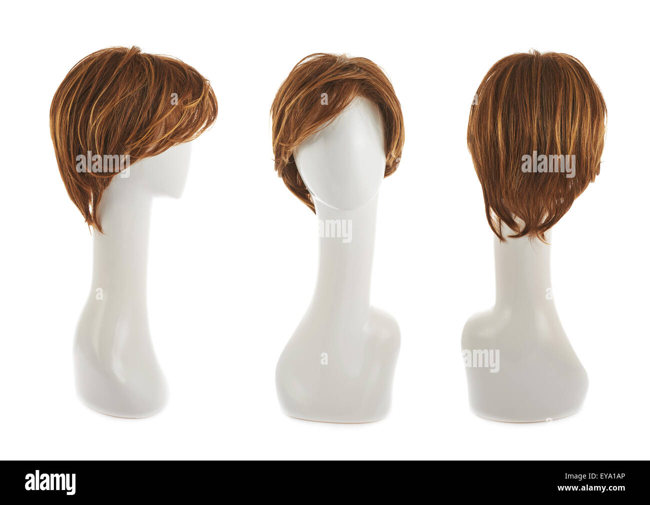 Hair wig over the mannequin head Stock Photo - Alamy