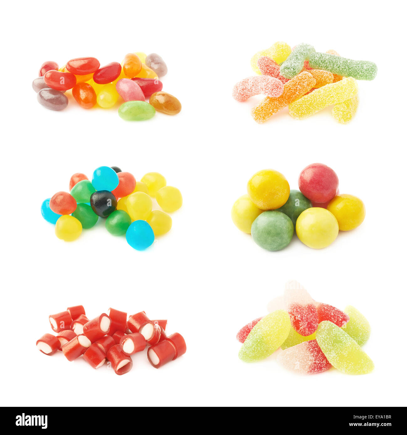 Pile of multiple jelly bean candies Stock Photo - Alamy