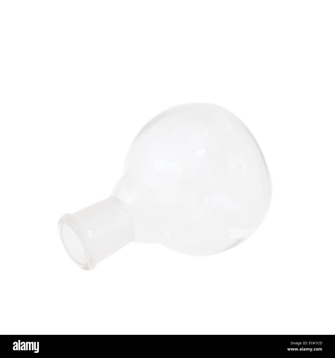 Chemistry glass bulb flask isolated Stock Photo - Alamy