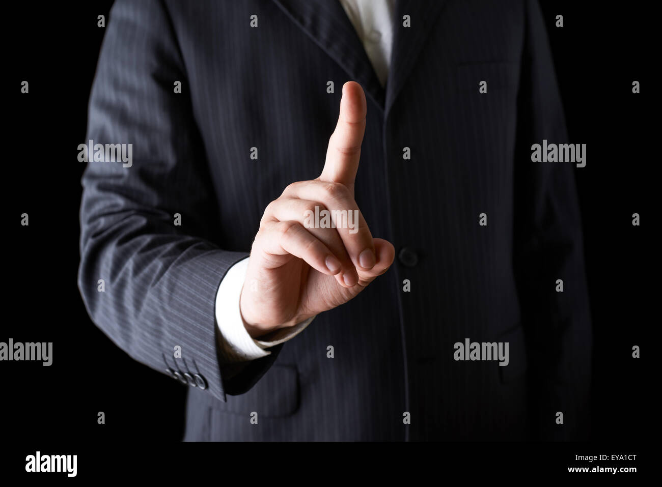 Composition finger pointing up hi-res stock photography and images - Alamy