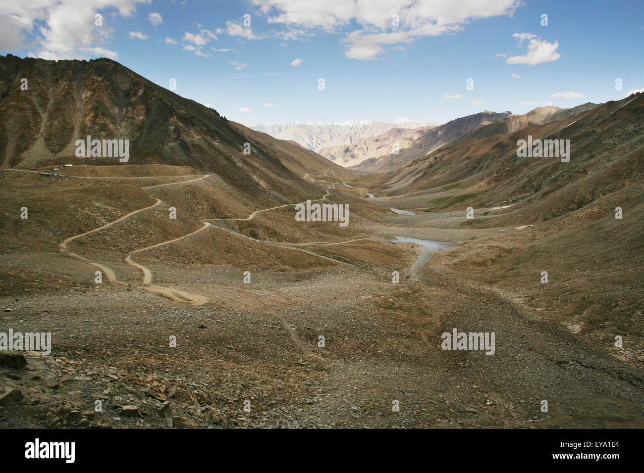 Mountain Dirt Road In Indian Himalayas, Ladakh,India Stock Photo - Alamy