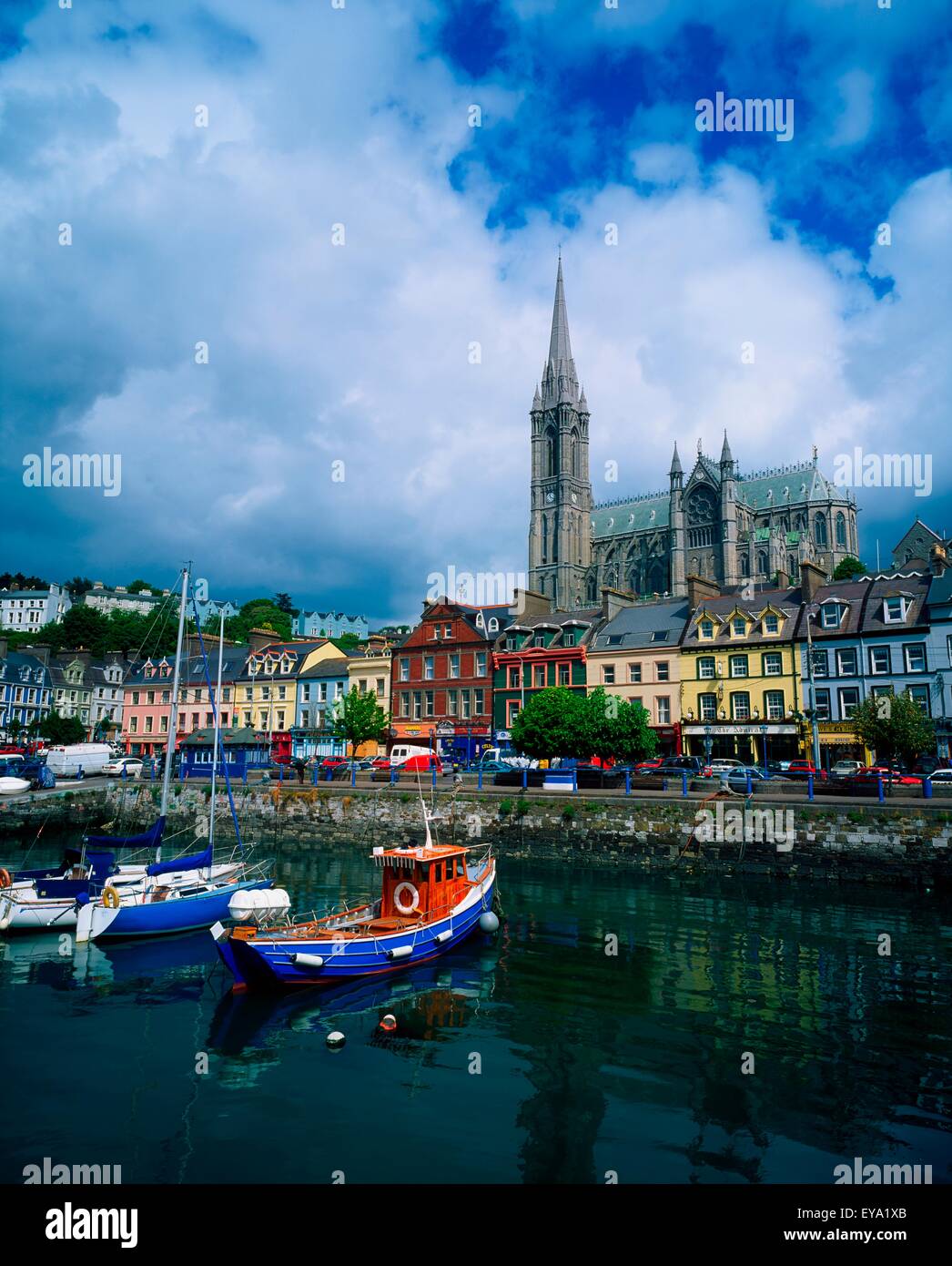 Cobh Cathedral & Harbour, Co Cork, Ireland Stock Photo - Alamy
